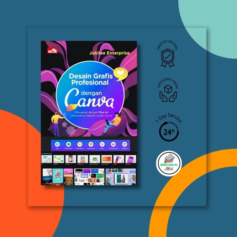 Jual Buku Desain Grafis Profesional dengan Canva Karya Jubilee Enterprise | Shopee Indonesia