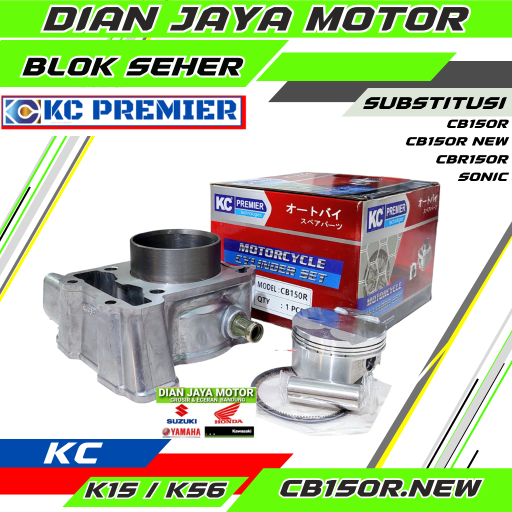 Jual ( KC ) Boring Kit Blok Seher CB150R CB150R New Sonic 150 K15 K56 ...