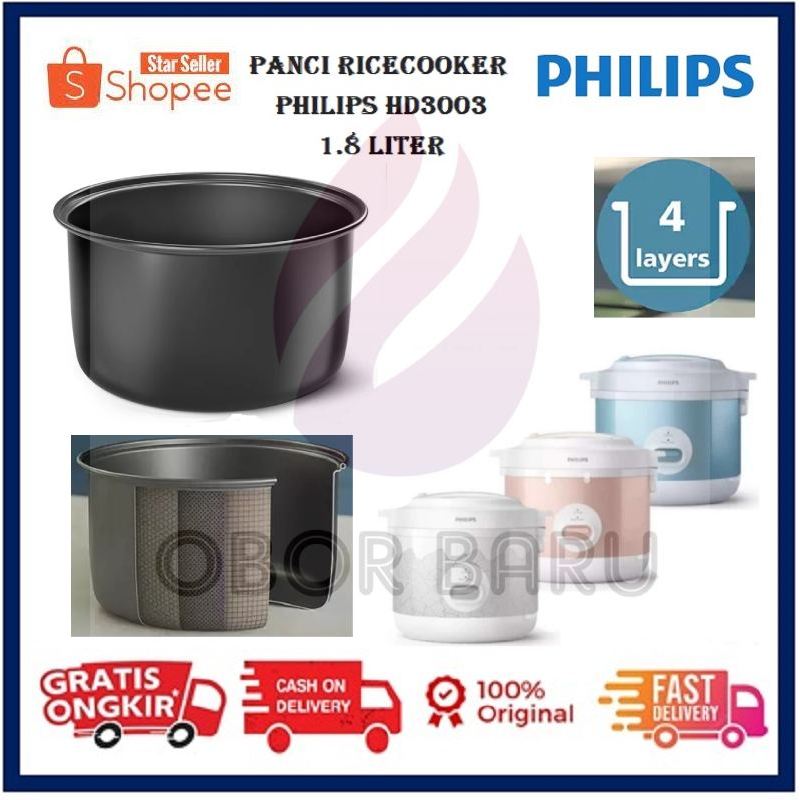 Jual Philips Panci Ricecooker Innerpot Rice cooker HD3003 | Shopee ...