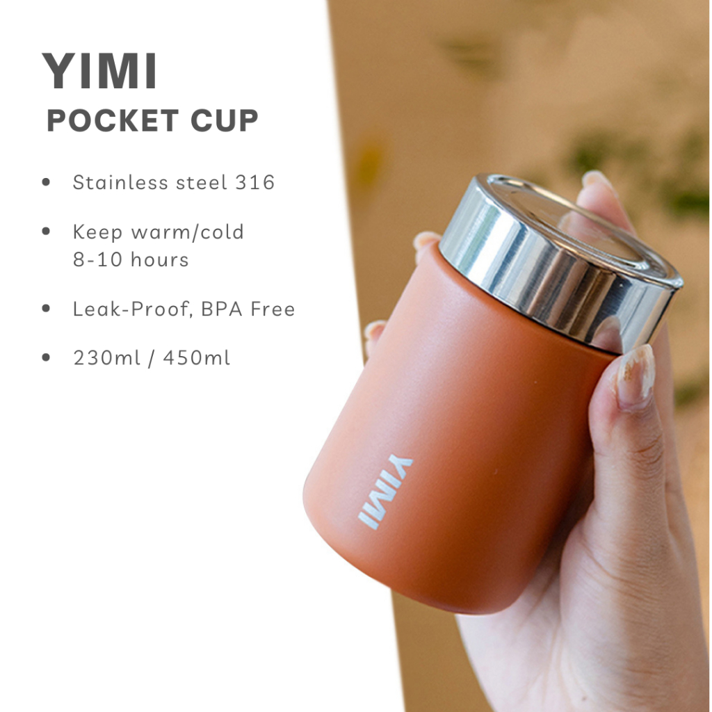 Jual YIMI ORIGINAL Mini Termos Pocket Cup Stainless Steel 316 Tahan Panas dan Dingin | Shopee ...