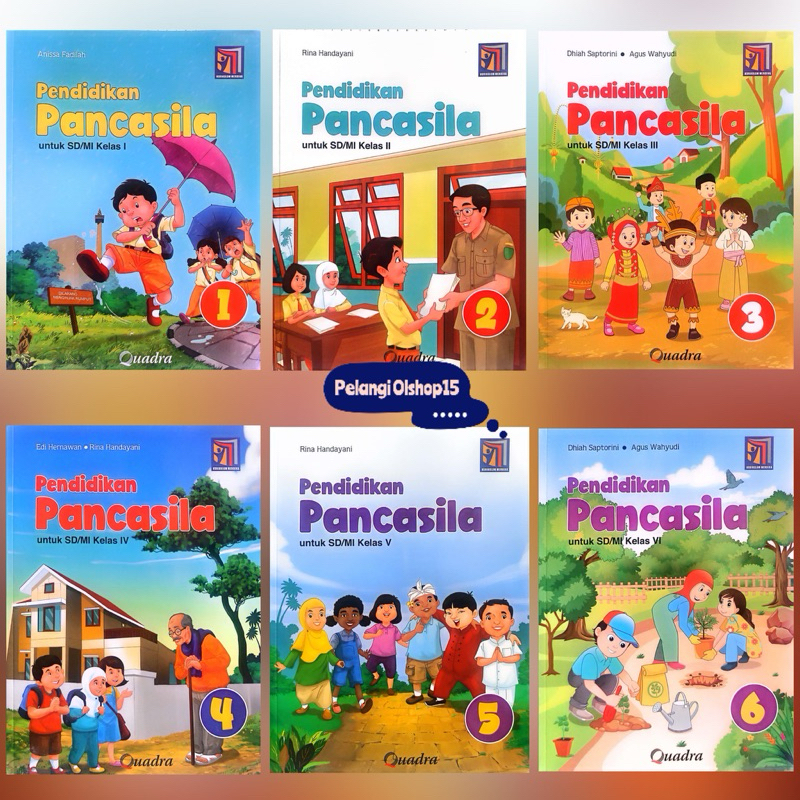 Jual BUKU PENDIDIKAN PANCASILA SD/MI KELAS 1 2 3 4 5 6 KURIKULUM MERDEKA QUADRA | Shopee Indonesia