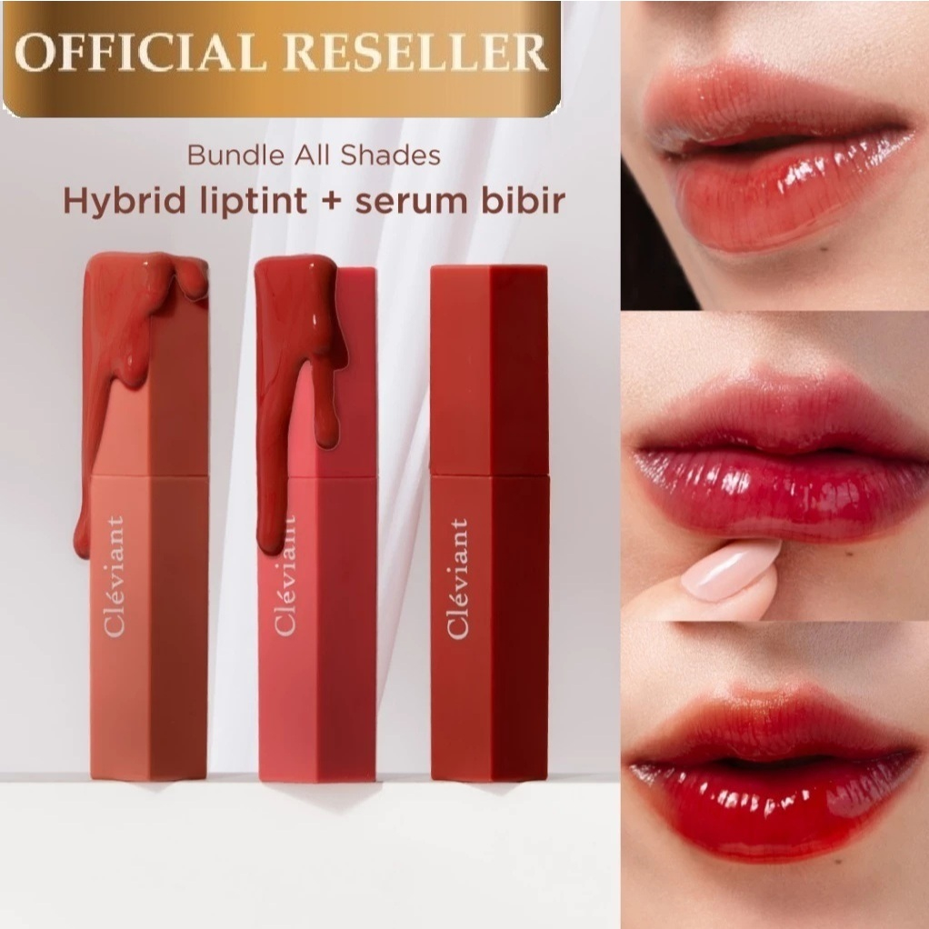 Jual Cleviant Hydrating Lip Tint Serum 4.5ml stain 18 hours | Shopee ...