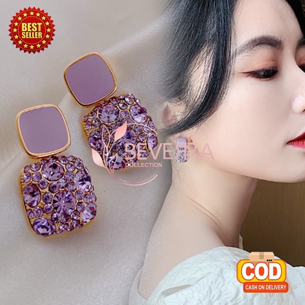 Jual PROMO BESAR ANTING KOREA WANITAANTING TITANIUM ANTI KARATANTING ...