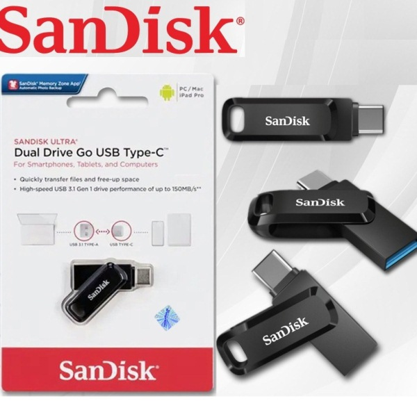 Jual Sandisk Dual Drive USB Type C Flashdisk OTG USB 3.0 Type C Ori ...