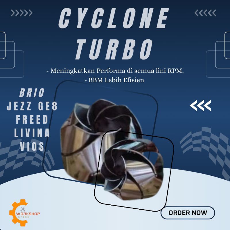 Jual Cyclone Turbo Brio,Jazz ge8,Freed,Livina old,Vios | Shopee Indonesia
