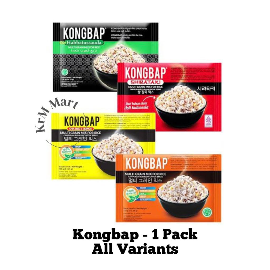 Jual Kongbap Multi Grain Mix 1 pack All Varian original chia seeds ...