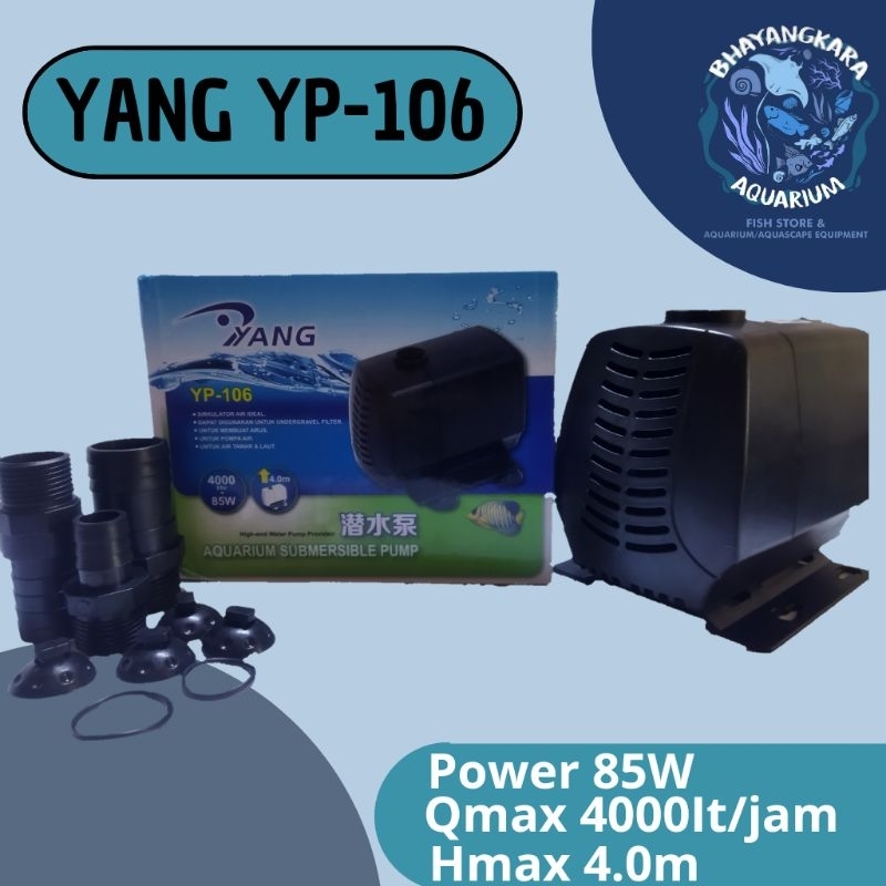 Jual YANG YP 106 AQUARIUM SUBMERSIBLE PUMP | Shopee Indonesia