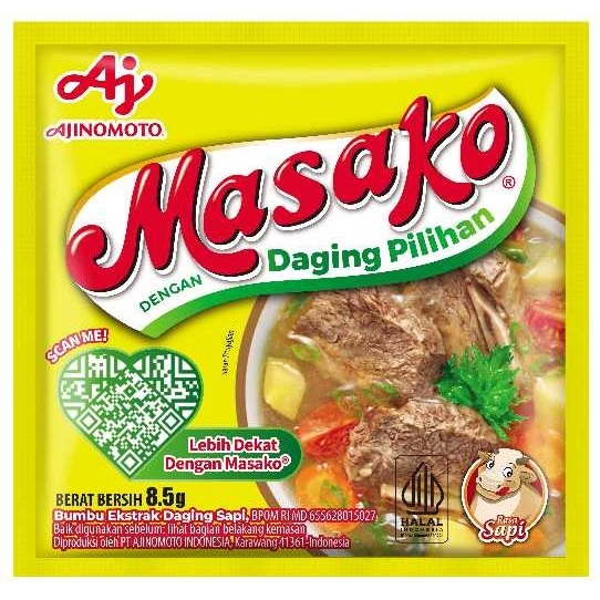 Jual MASAKO SAPI 1 RENTENG (8.5G X 12SACHET) | Shopee Indonesia