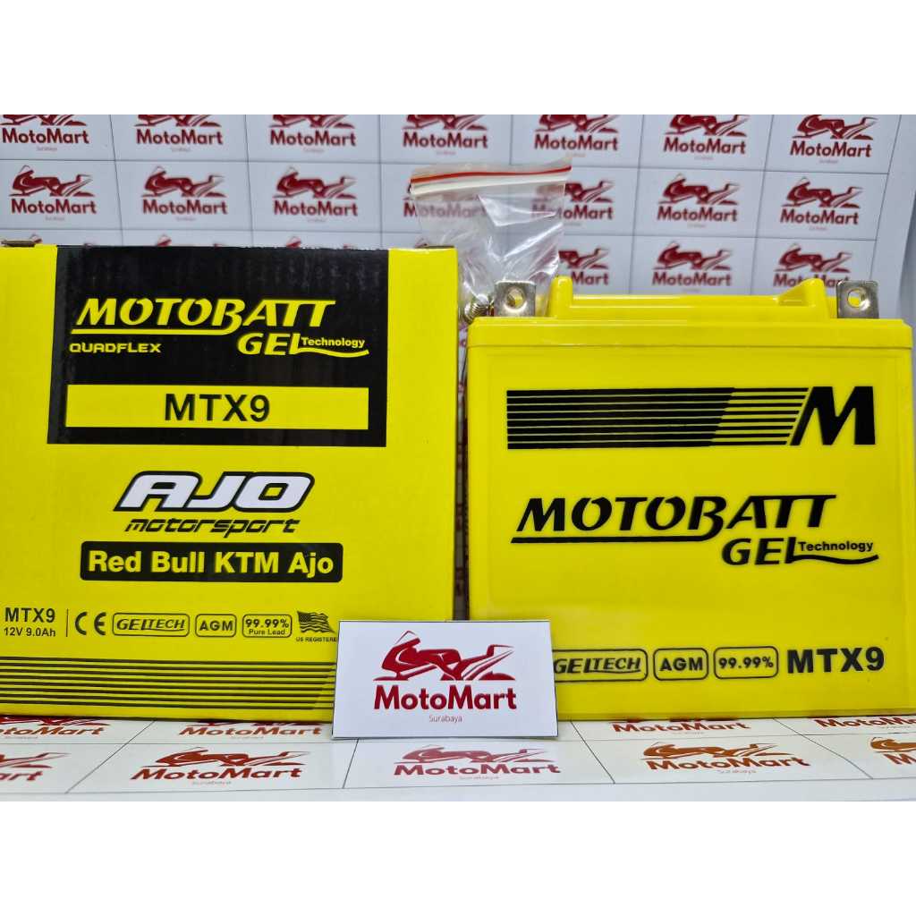 Jual Motobatt Gel MTX9 CLEVELAND Misfit 250 / CLEVELAND Ace Scrambler ...
