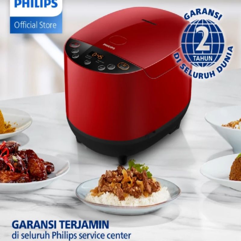 Jual MAGIC COM PHILIPS DIGITAL HD 4515 Kapasitas 1.8 Liter | Shopee ...