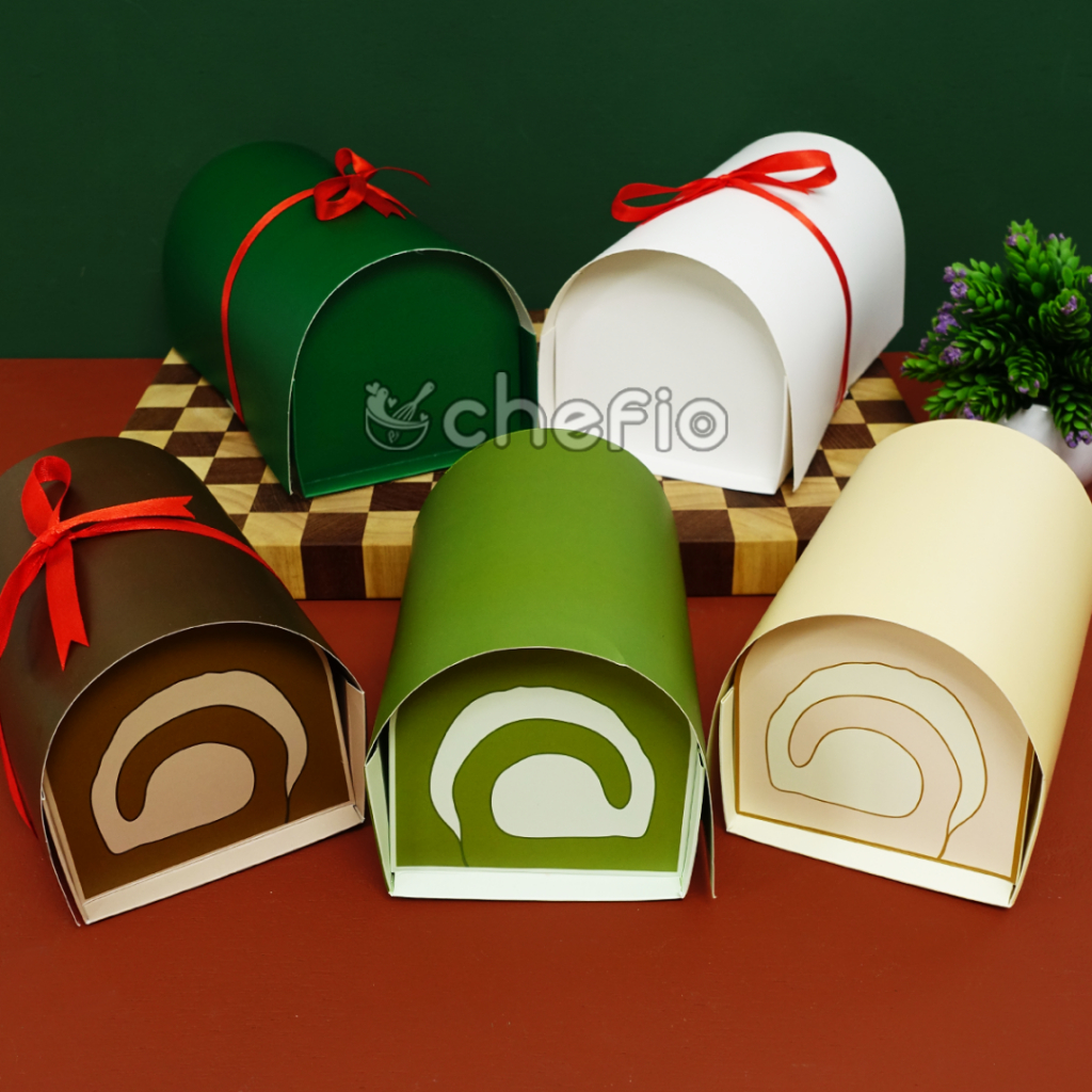 Jual Kotak Kue Bolu Gulung Box Cake Roll Dus Kue Cake Box Kue Tart ...