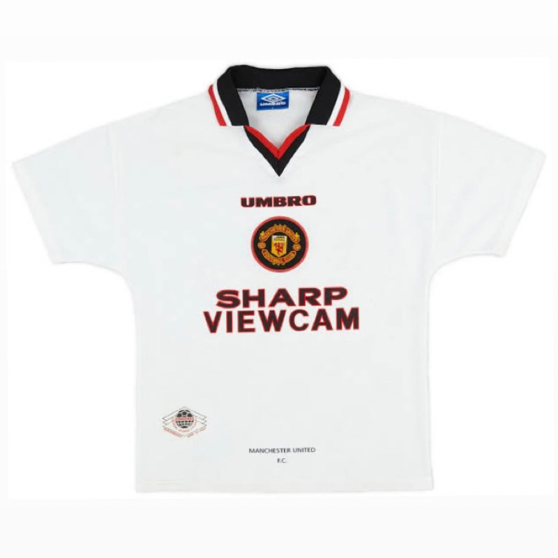 Jual JERSEY BAJU BOLA RETRO MU AWAY PUTIH 96/97 | Shopee Indonesia