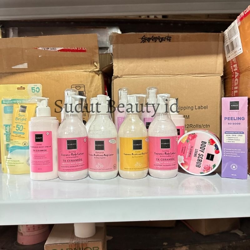 Jual SCARLETT WHITENING/SCARLET ORIGINAL BODY LOTION BODY WASH | SCRUB ...