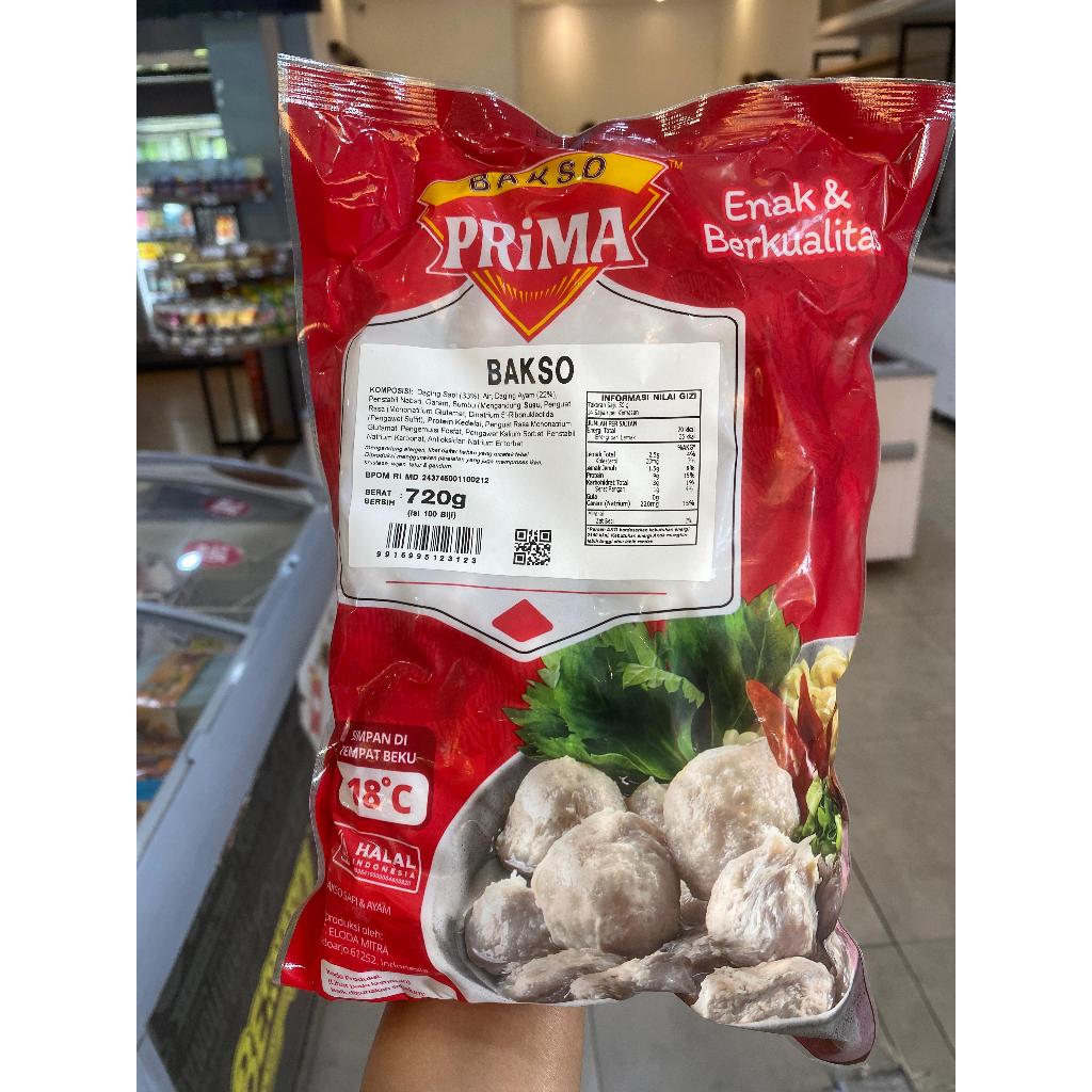 Jual PRIMA BAKSO SAPI 100BJ KECIL 720G | Shopee Indonesia