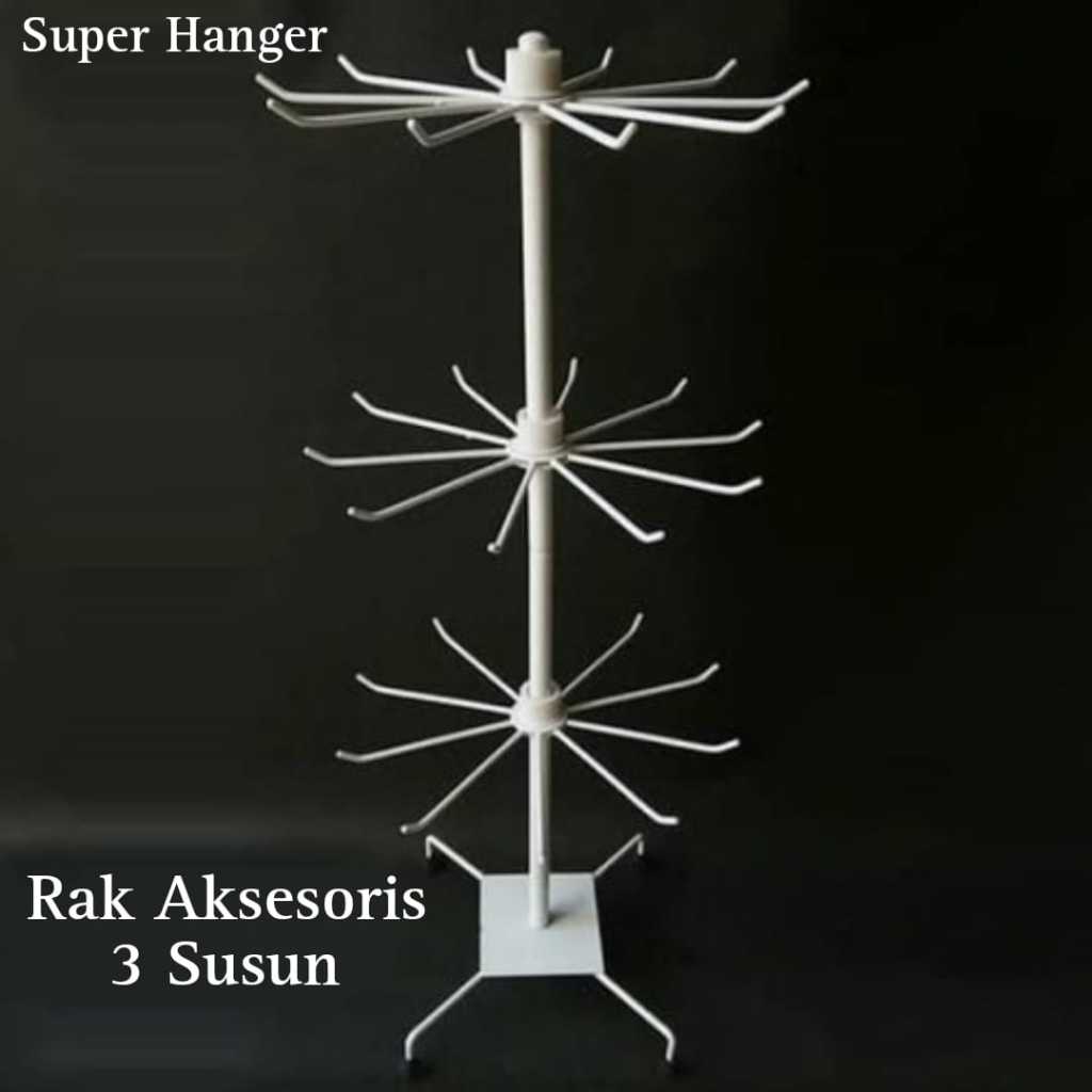 Jual Rak Aksesoris 3 Susun/Rak Gantungan Aksesoris 3 Susun Dan 2 Susun ...