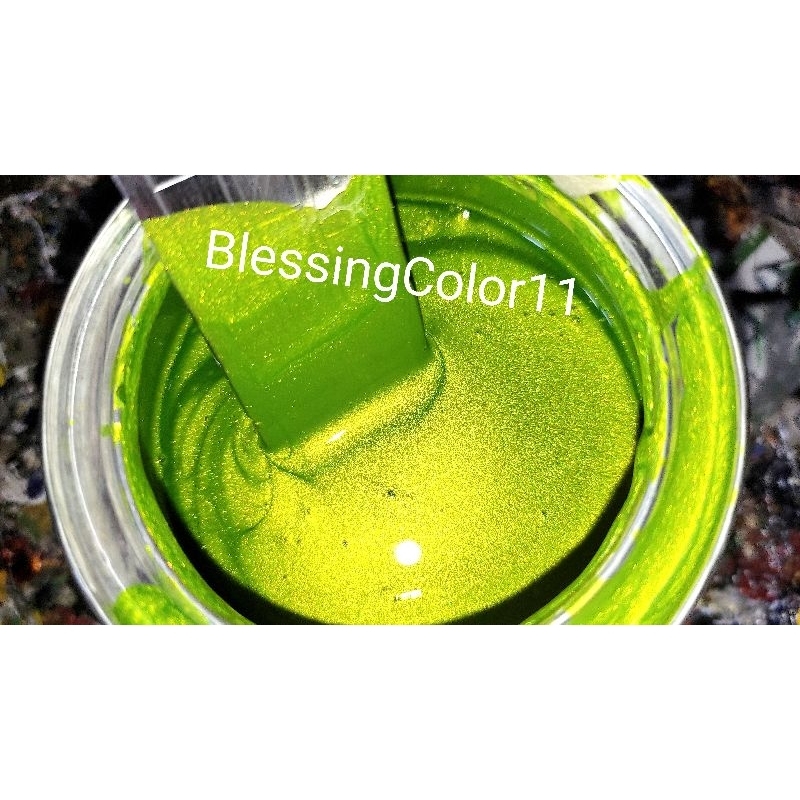 Jual LIME GREEN YELLOW PEARL PU | CAT HIJAU KUNING METALIK | CAT MOBIL | CAT MOTOR | CAT ...