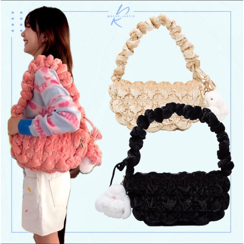 Jual [ORI NEW] Jelly Bunny Cole Velvet Bags | READY STOCK | Shopee ...