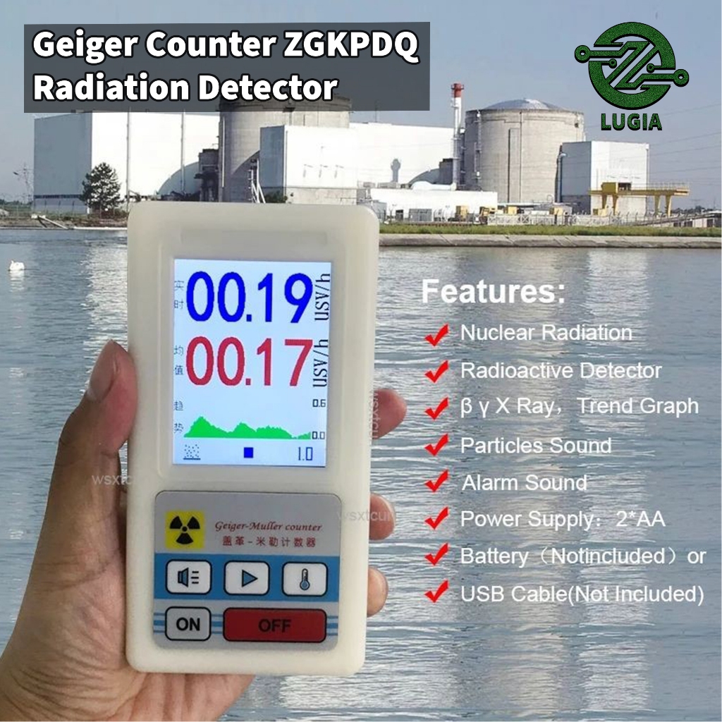 Jual Geiger Counter ZGKPDQ Radiation Detector Radiology Counter Nuclear ...