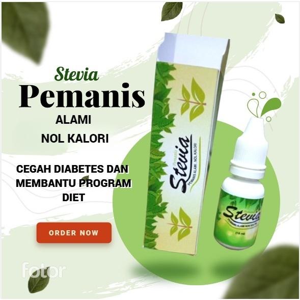 Jual Stevia Cair 15 ML Pemanis Alami Pengganti Gula 0 KALORI 0 GULA ...