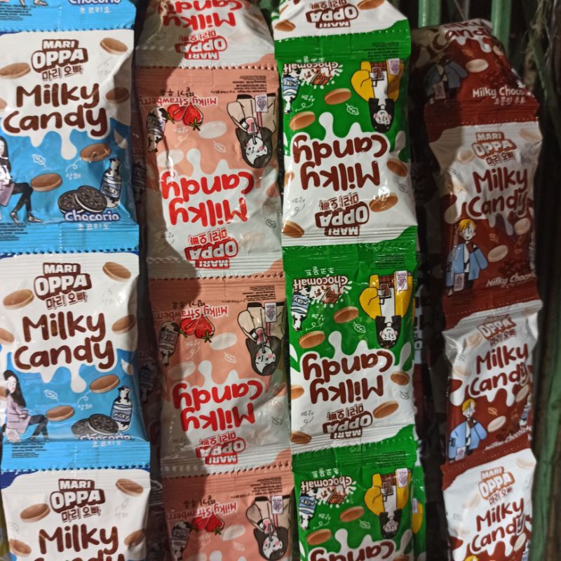 Jual PERMEN Mari Oppa Milky Candy | Shopee Indonesia