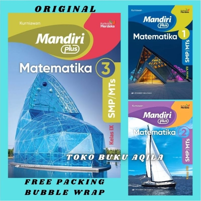 Jual Buku Mandiri Plus Matematika Kelas 7 8 9 / 1 2 3 SMP Erlangga Kurikulum Merdeka | Shopee ...
