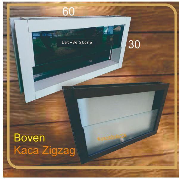 Jual Jendela Bovenly Kaca Zigzag 30x60cm 30x40 30x50 | Shopee Indonesia
