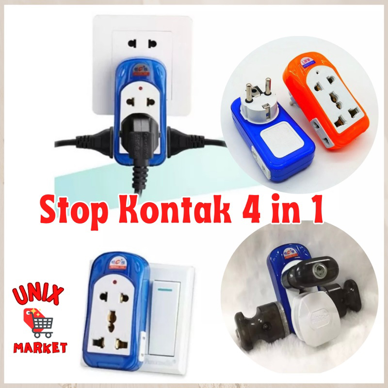 Jual Stop Kontak 4in1 LWW Batok StopKontak Portable Power Stop Kontak ...