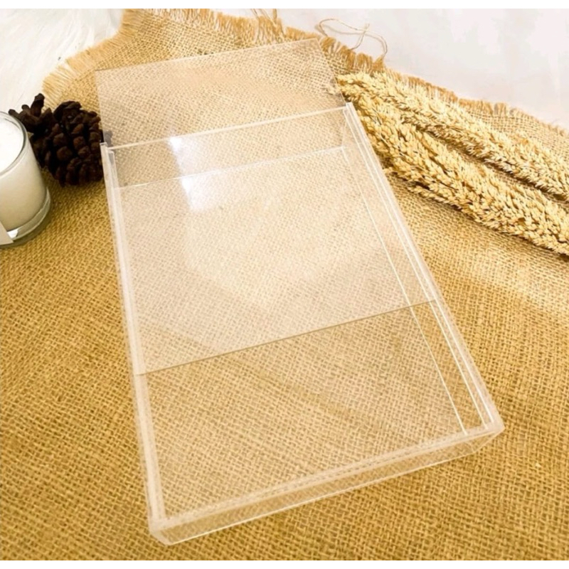 Jual akrilik box sliding 30x40 untuk frame bingkai mahar box mahar ...