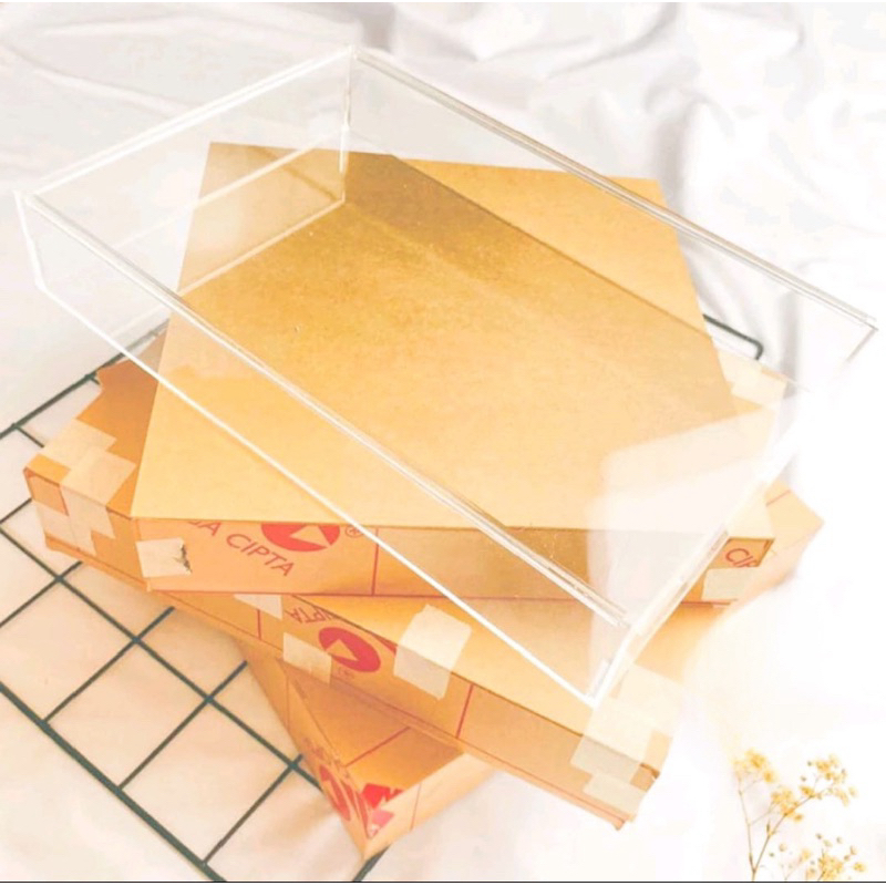Jual akrilik box sliding 30x40 untuk frame bingkai mahar box mahar ...