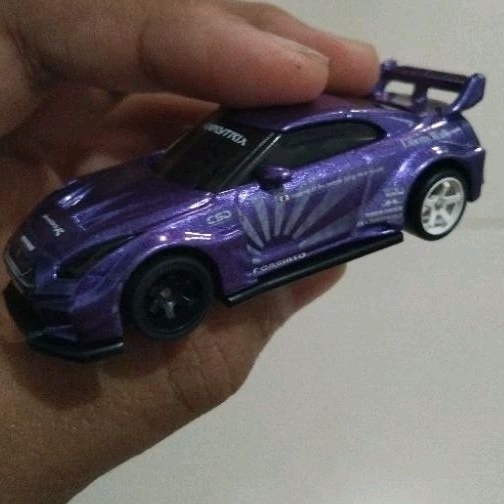 Jual HOT WHEELS CUSTOM NISSAN GTR R35 LBWK SUPER SILHOUTTE UNGU (CUSTOM ...