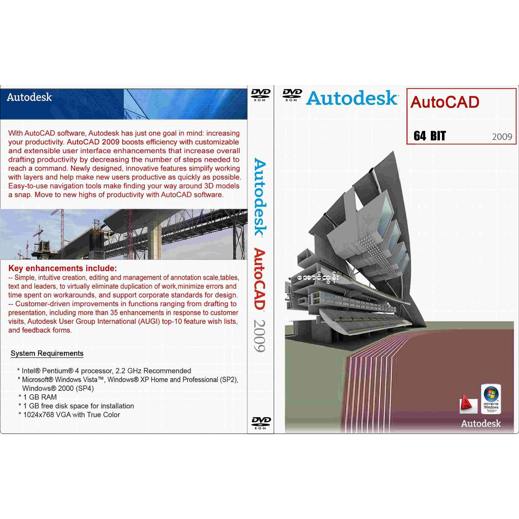 Jual DVD AUTOCAD 2009 64 BIT | Shopee Indonesia