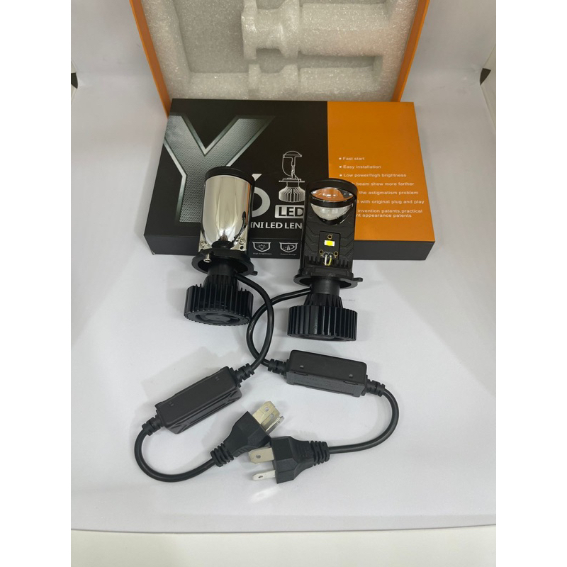 Jual Lampu LED Y7 Projie H4 Mini Projector Lens Lensa Mobil Motor - Y7 ...
