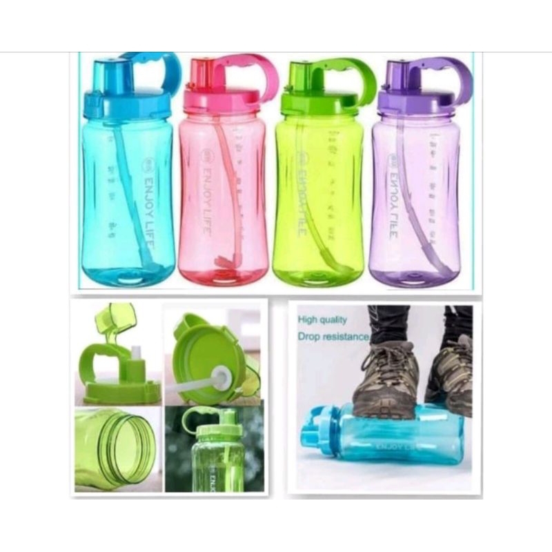Jual Botol Minum Enjoy Life 1,5 Liter,botol minum gym,botol minum keren ...