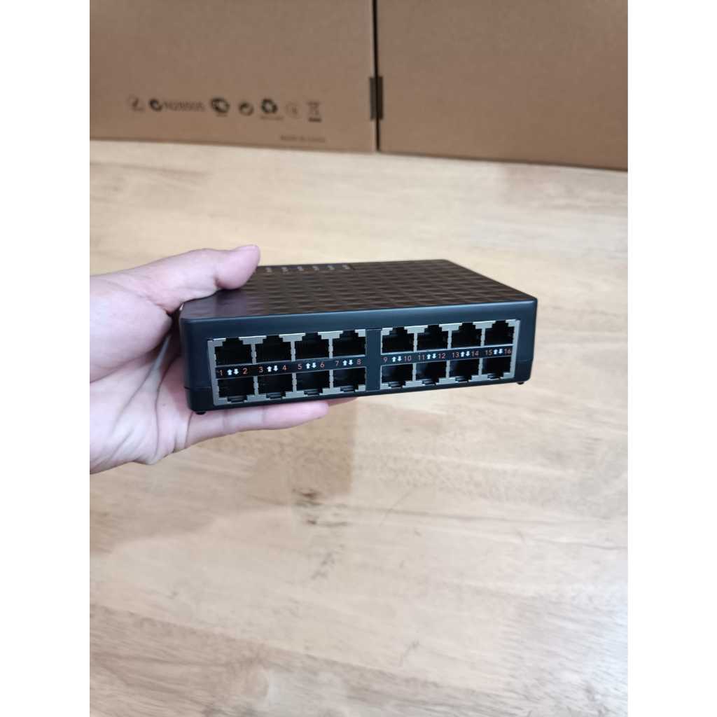 Jual Switch Hub 16 port 10/100mbps hub 16port | Shopee Indonesia