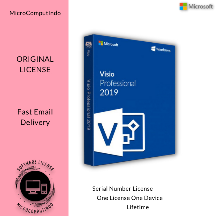 Jual Visio Ms 2019 Professional - Activation Lisensi Serial Number ...