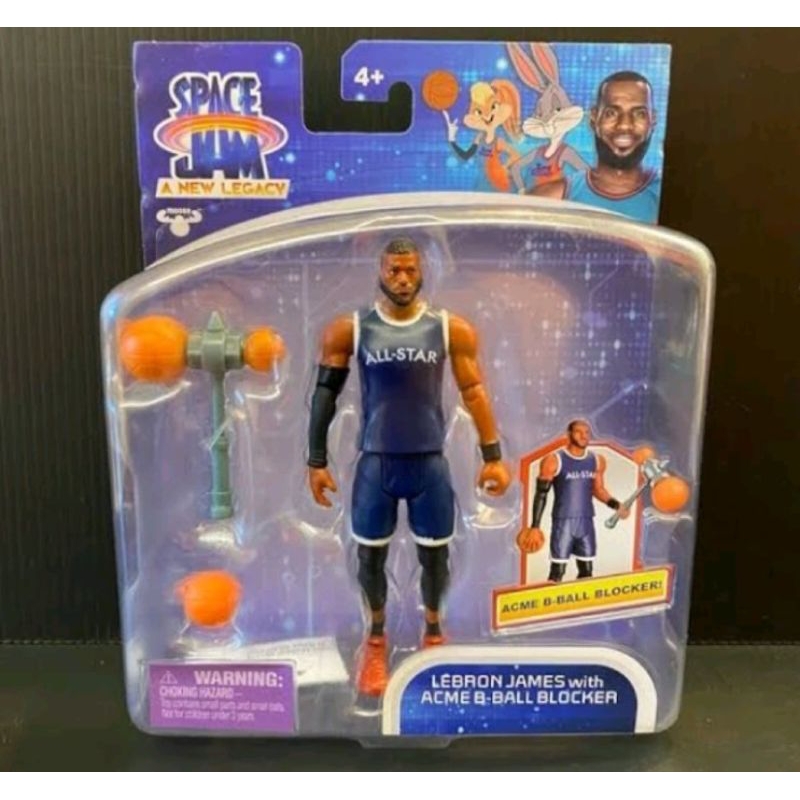 Jual Space Jam A New Legacy Figure Lebron James With Acme B-Ball Bloker ...