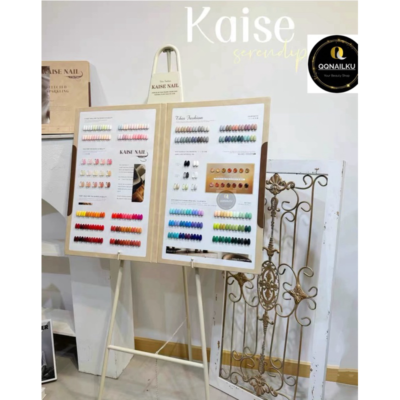 Jual READY! Kaise Set 156 Warna Free Big Stand Display Gel Polish Color ...