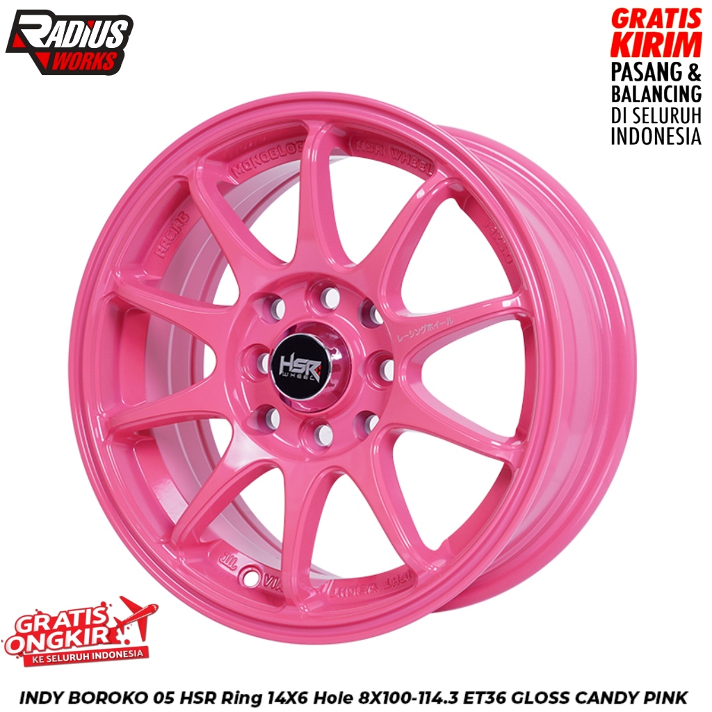 Jual Velg mobil wuling airEV agya ayla brio sigra avanza hsr indy ring ...