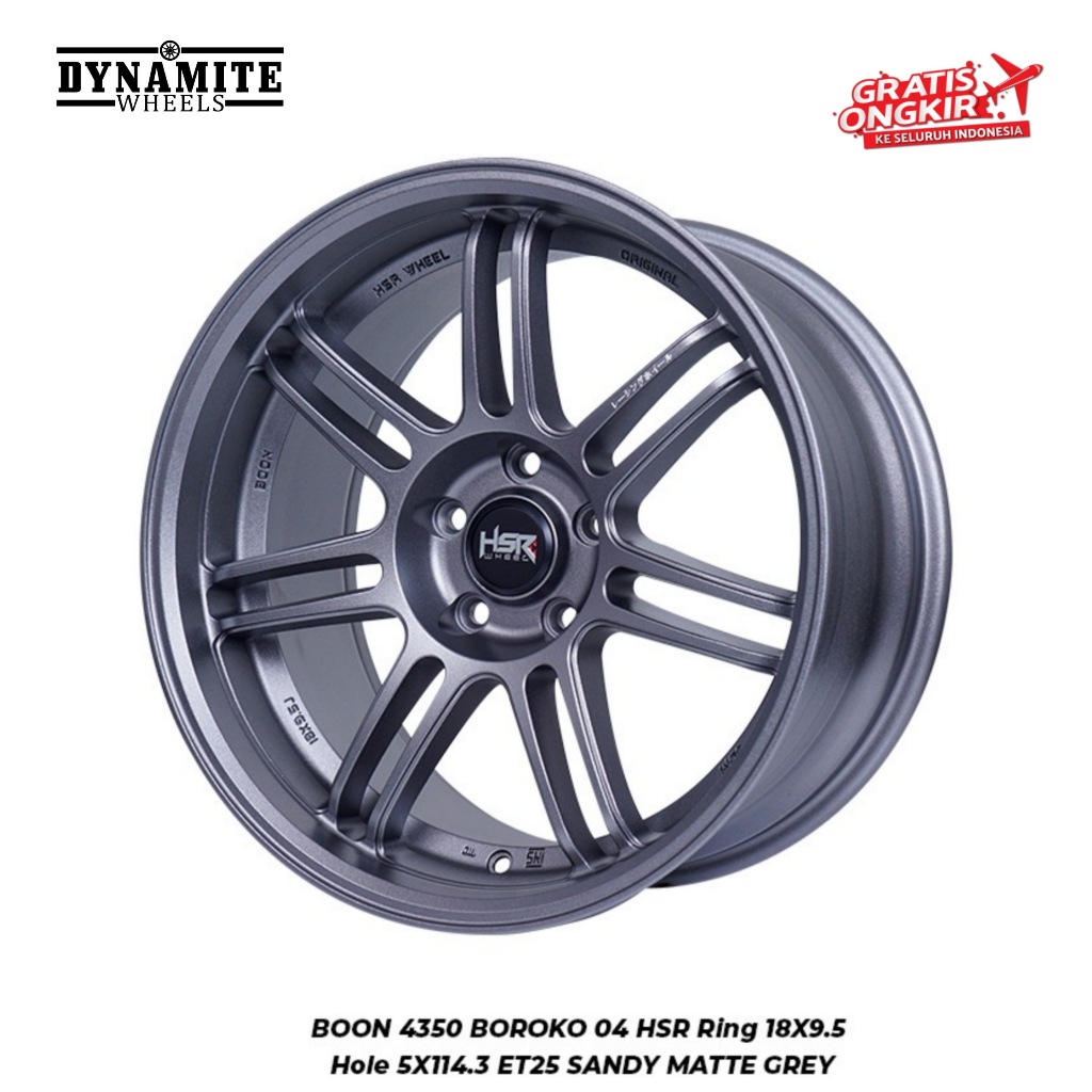 Jual Velg Mobil Toyota INNOVA REBORN Ring 18 Velg Racing HSR BOON 4350 ...