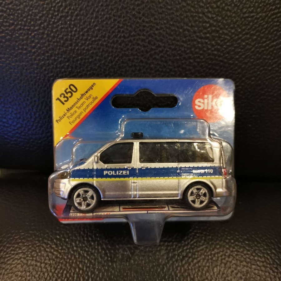 Jual Diecast Siku 1350 Polizei Mannschaftswagen Police Team Van VW Transpor | Shopee Indonesia