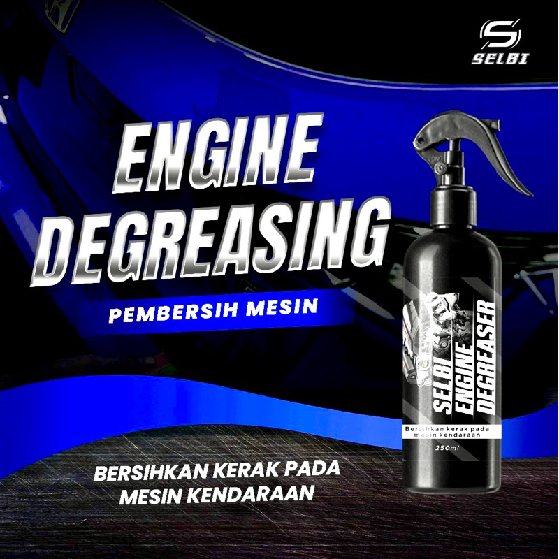 Jual ENGINE DEGREASER / cairan pembersih kerak oli motor / SELBI AUTO DETAILING / ukuran 250ml ...