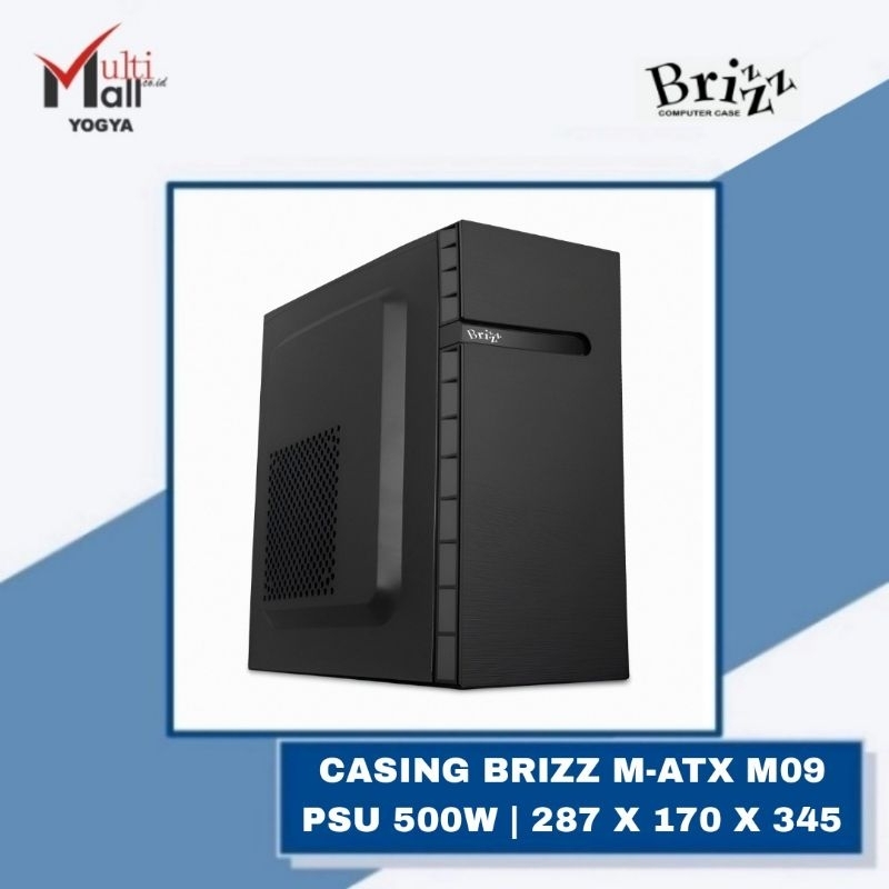 Jual Brizz Casing PC Micro ATX M09 + PSU 500 Watt | Shopee Indonesia