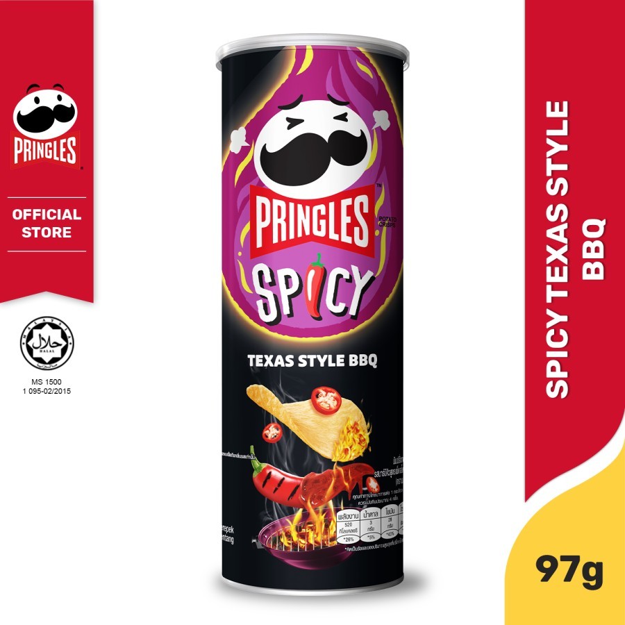 Jual Pringles Spicy Texas Style BBQ 97g | Shopee Indonesia