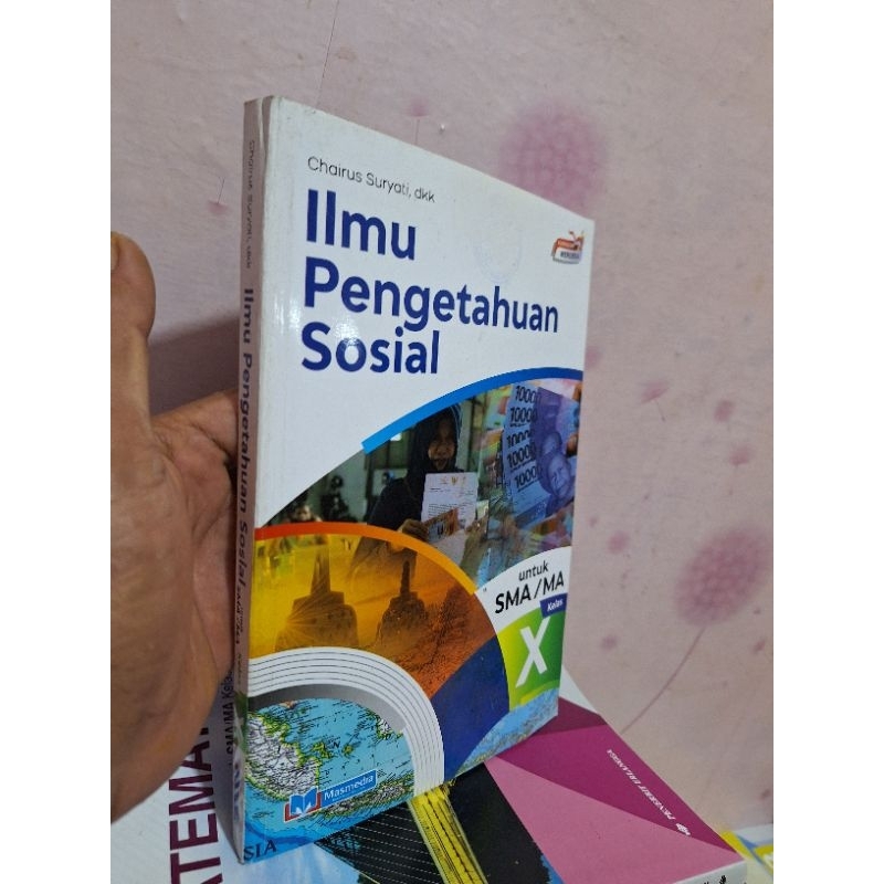 Jual buku ips/ilmu pengetahuan sosial kelas 10/X/1 sma/ma masmedia kurmer kurikulum merdeka ...