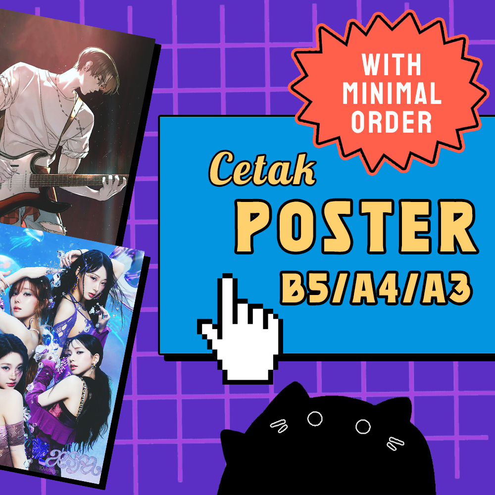 Jual CUSTOM POSTER B5 / A4 / A3 | Shopee Indonesia