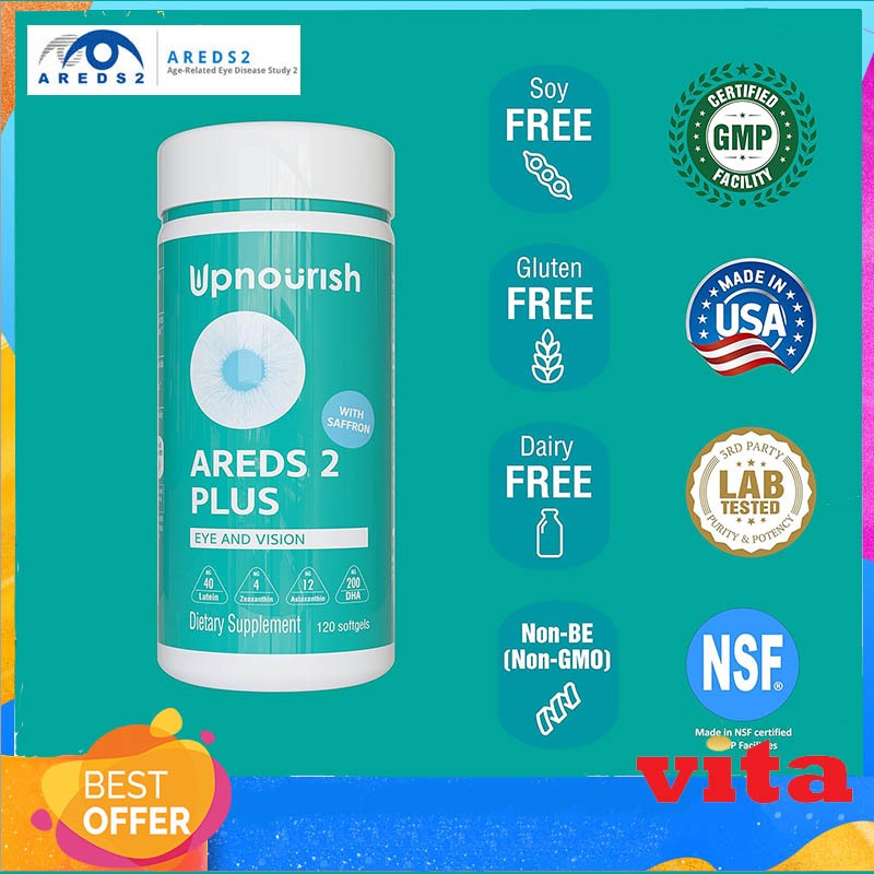 Jual Upnourish AREDS 2 PLUS Eye Vitamin Kesahatan Mata Ketajaman Visual ...