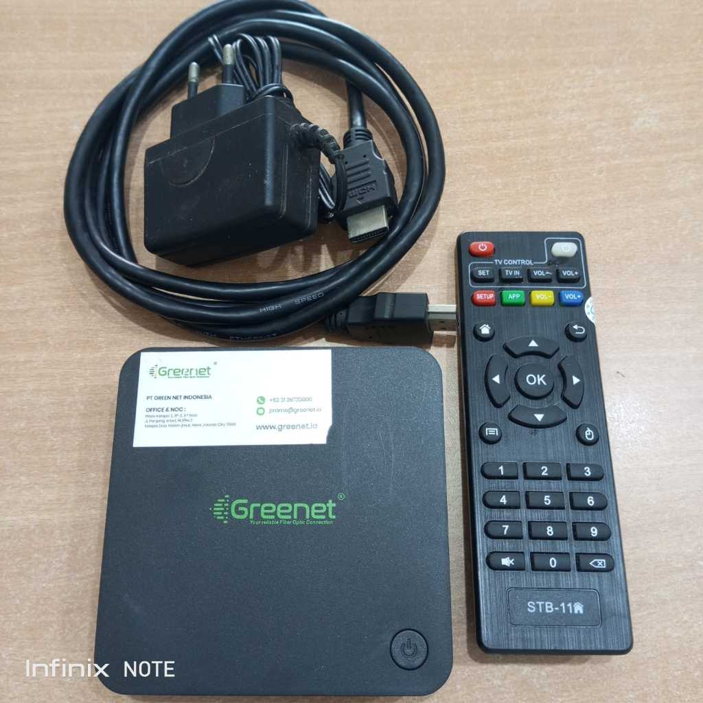 Jual STB Greenet Android 9, Fullset Berkualitas (SUDAH ROOT SIAP PAKAI ...