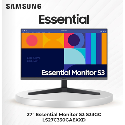 Jual Monitor Samsung 27" Essential S3 S33GC LS27C330 AMD FreeSync 100Hz ...