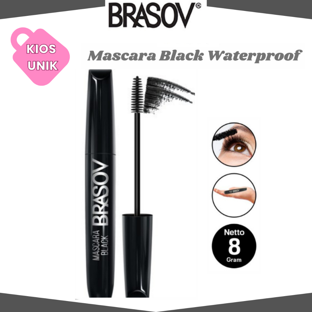 Jual Brasov Mascara Black Waterproof | Shopee Indonesia