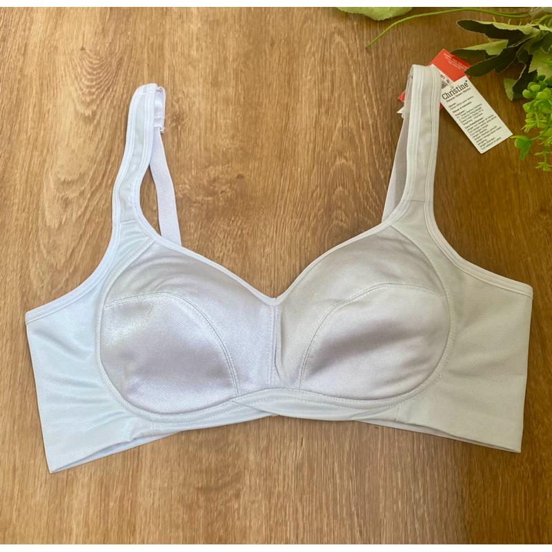 Jual CHRISTINE BRA TANPA KAWAT TANPA BUSA BH 36B B80 36C C80 | Shopee ...